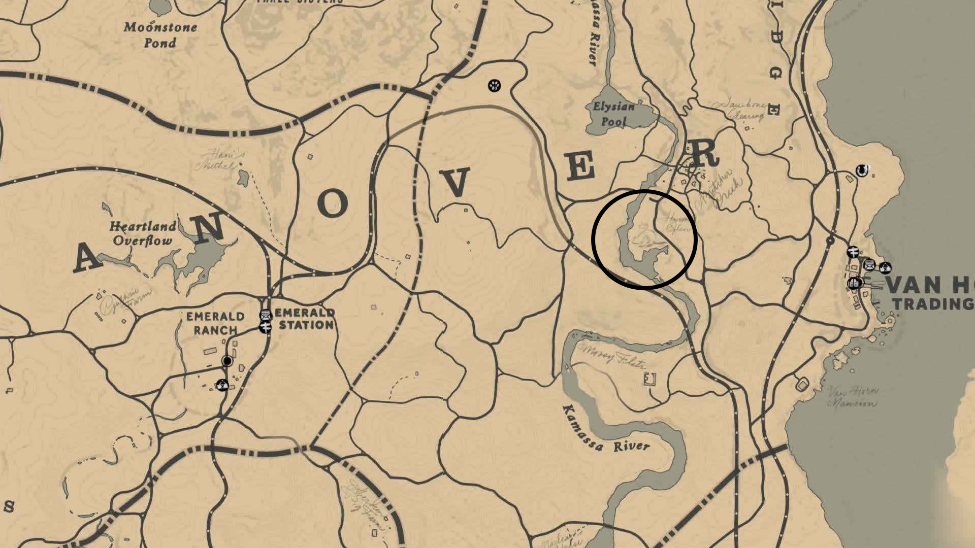 Red Dead 2 Legendary Animals Map - Hunting Locations and Guide