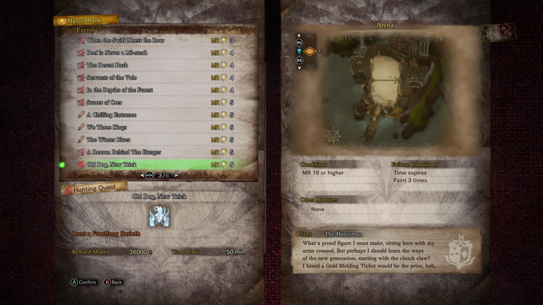 MHW Old Dog, New Trick Event Quest – Silver and Gold Melding Ticket