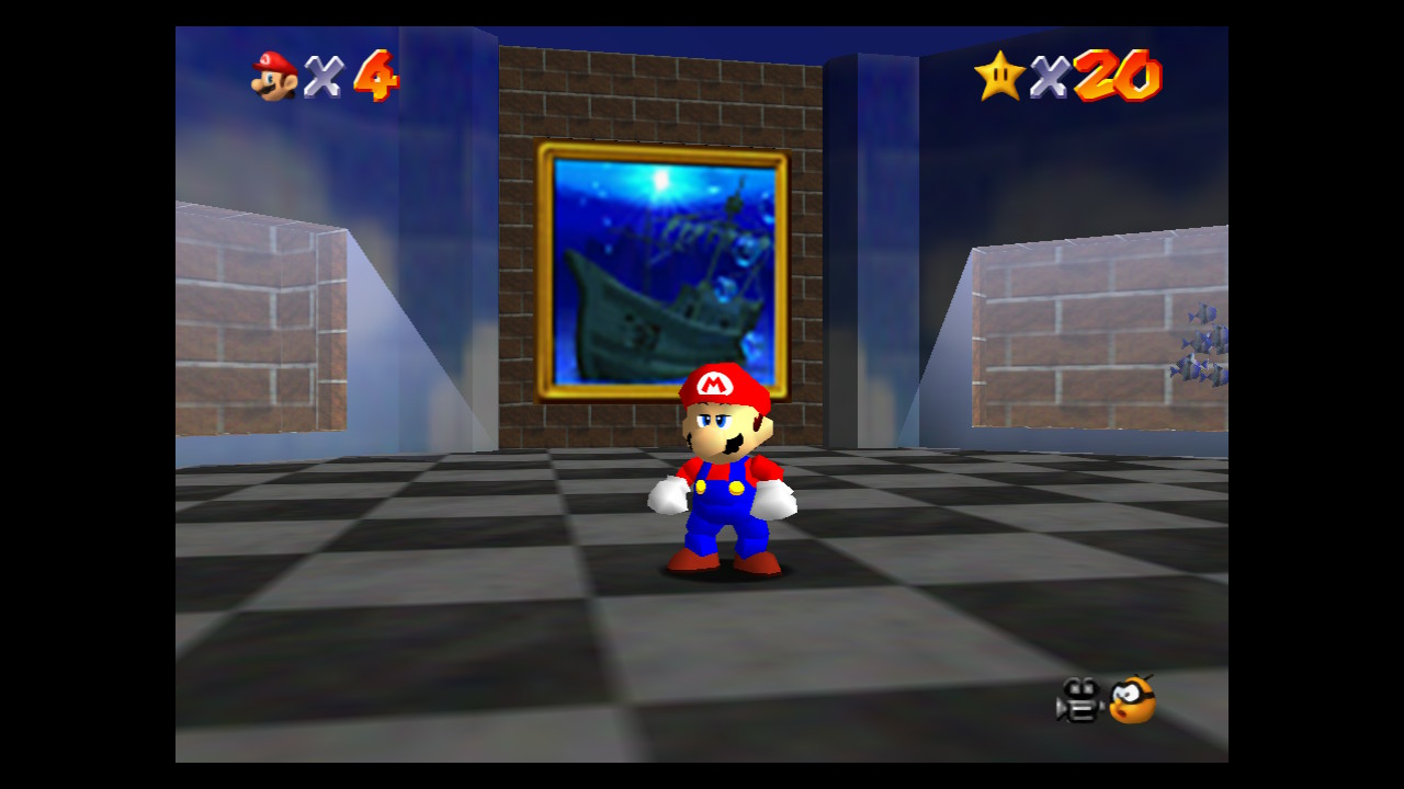 Super Mario 64 Plunder the Sunken Ship - How to Move the Eel