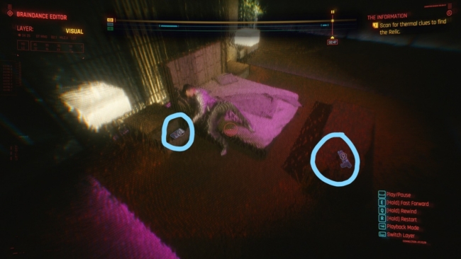 Cyberpunk 2077 The Information - Thermal Clues & Security Systems