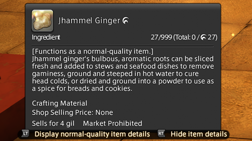 Endwalker PSA: Stack and Sort Your Not-So-High Quality FFXIV Items