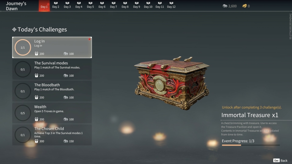 Naraka Bladepoint Immortal Treasure Guide - How To Get Free Chests