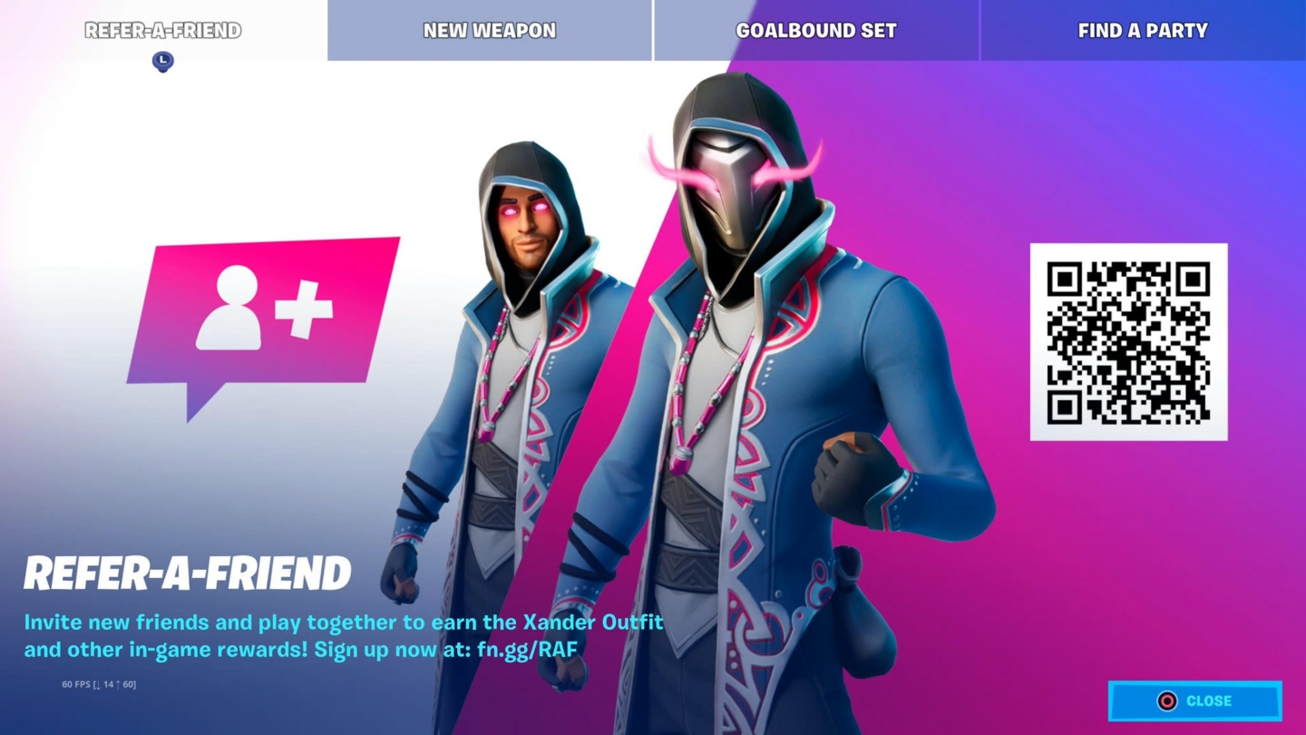 Fortnite Refer a Friend 2022 Guide - How to Earn Points, Rewards