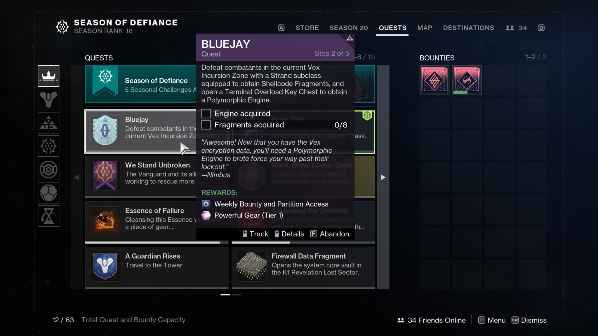 Destiny 2 Bluejay Guide - How to Get the Polymorphic Shellcode