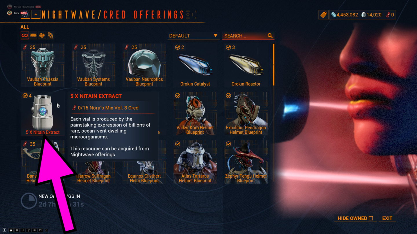 Warframe Nitain Extract Guide - Where and How to Get the Resource