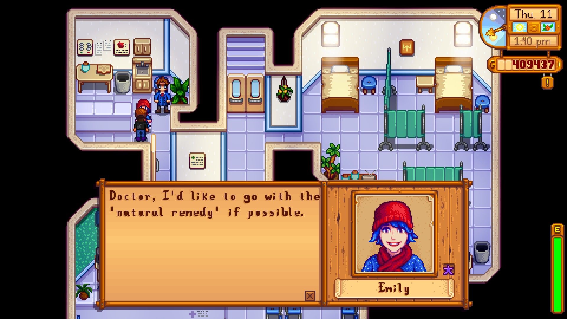 Emily's Daily Schedule in Stardew Valley for All Seasons