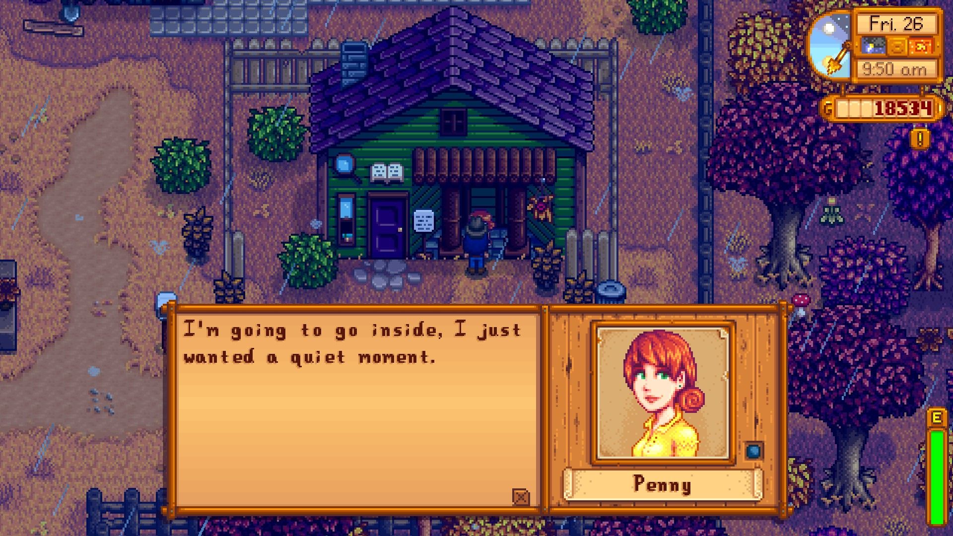 Penny’s Daily Schedule in Stardew Valley for All Seasons